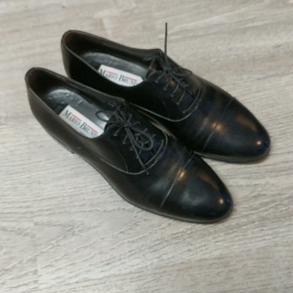 Mario Bruni | Shoes | Mario Bruni Black Cap Toe Dress Shoes 9 Mens ...